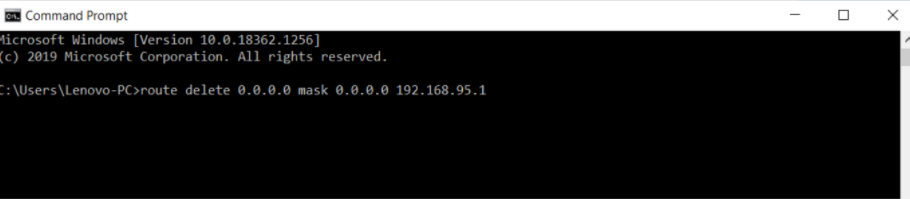 How to Add or Remove Static Route on Windows Systems