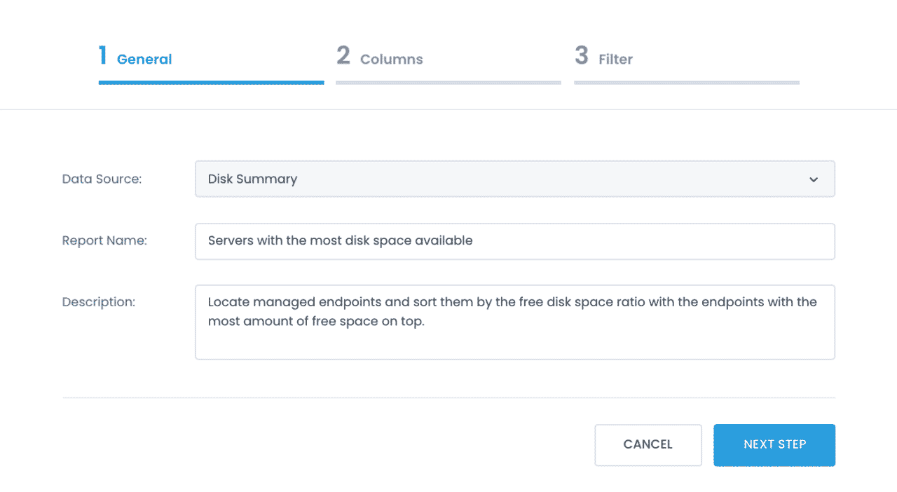 Custom Reports | Documentation | Action1 RMM