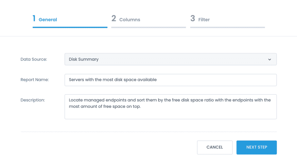 Custom Reports | Documentation | Action1 RMM