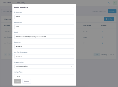 Users and Roles | Documentation | Action1 RMM