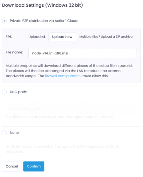 Add Custom Packages to App Store | Action1 Documentation