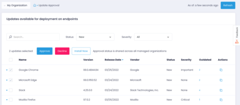 Roll Out and Deploy Updates | Documentation | Action1 RMM