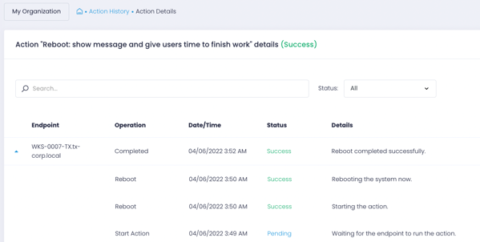 Automating Routine Actions | Documentation | Action1 RMM