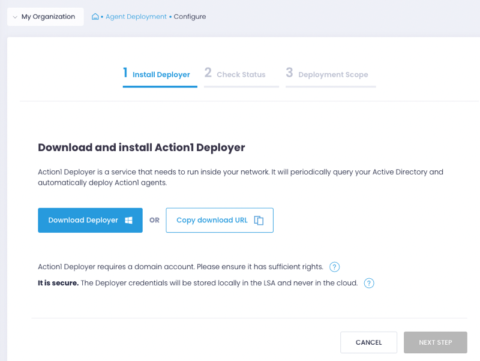 Guide into Getting Started | Documentation | Action1 RMM