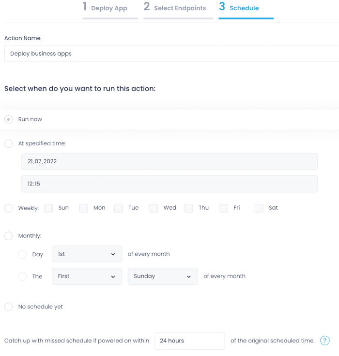 Deploy Software with App Store | Documentation | Action1 RMM