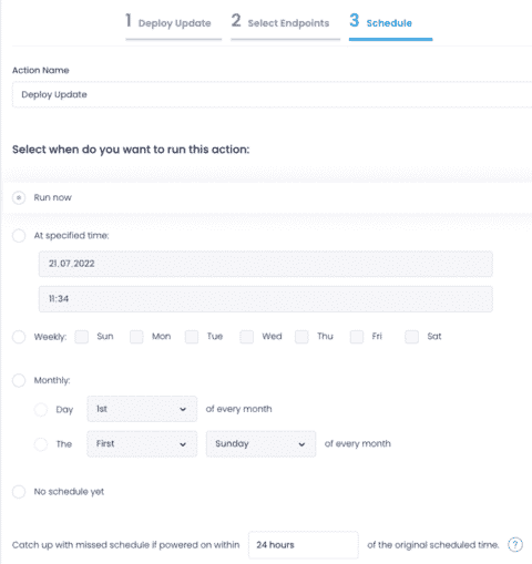 Roll Out and Deploy Updates | Documentation | Action1 RMM
