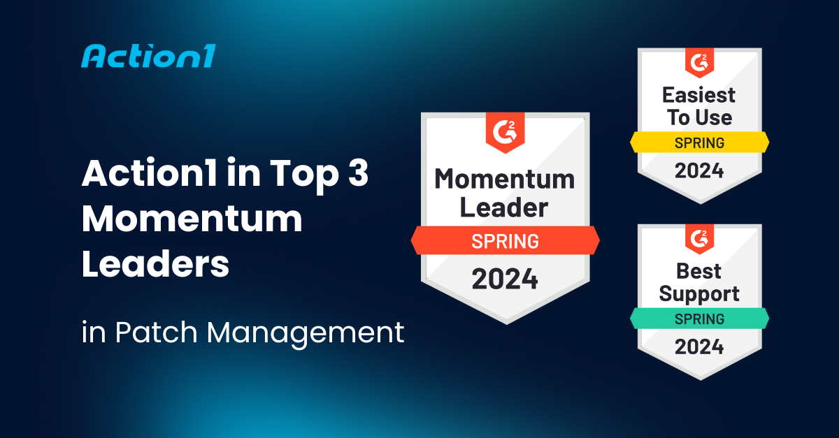 Action1 Excels as #1 Patch Management Solution in G2 Spring 2024 ...