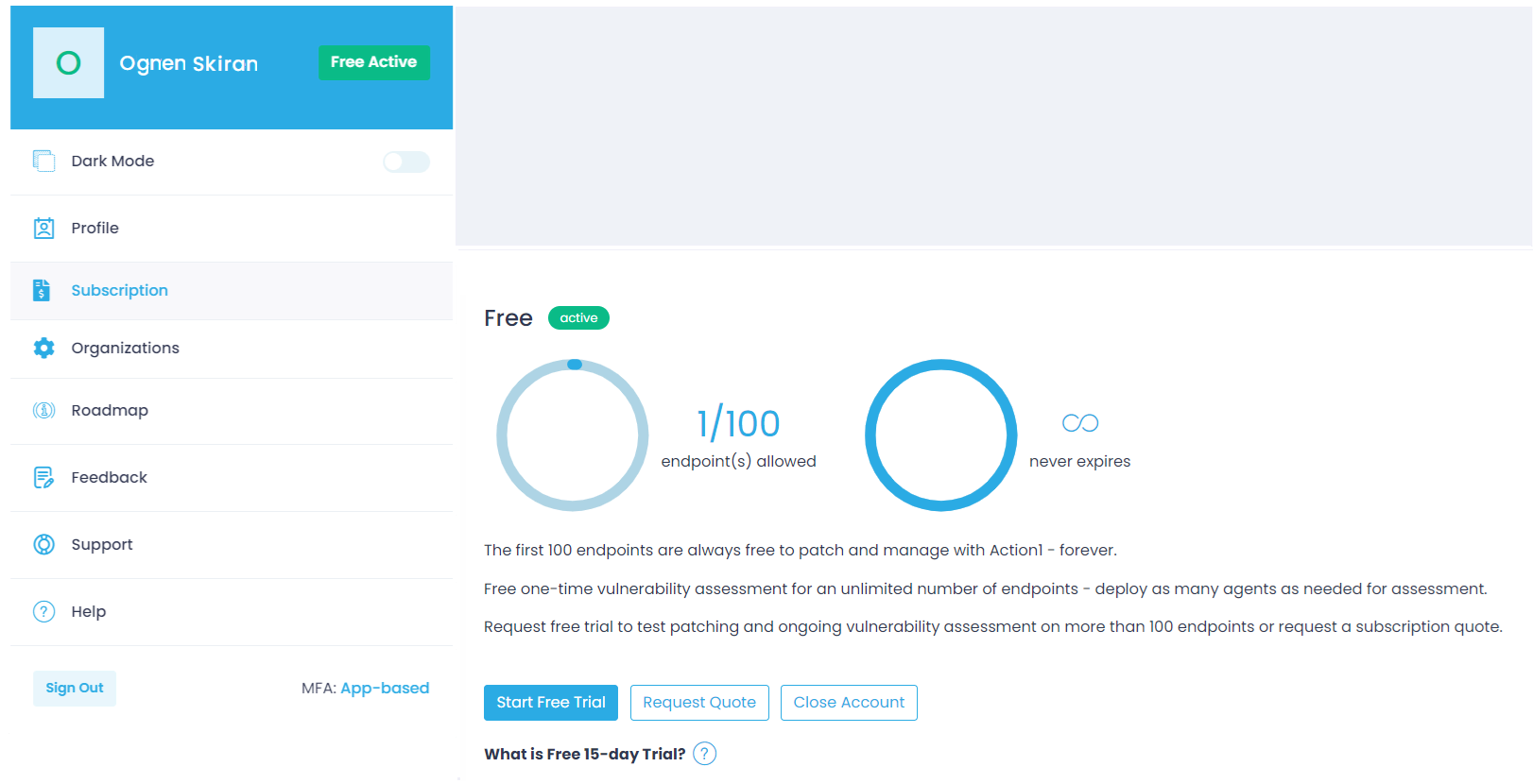 Licensing and Subscription Allowance | Action1